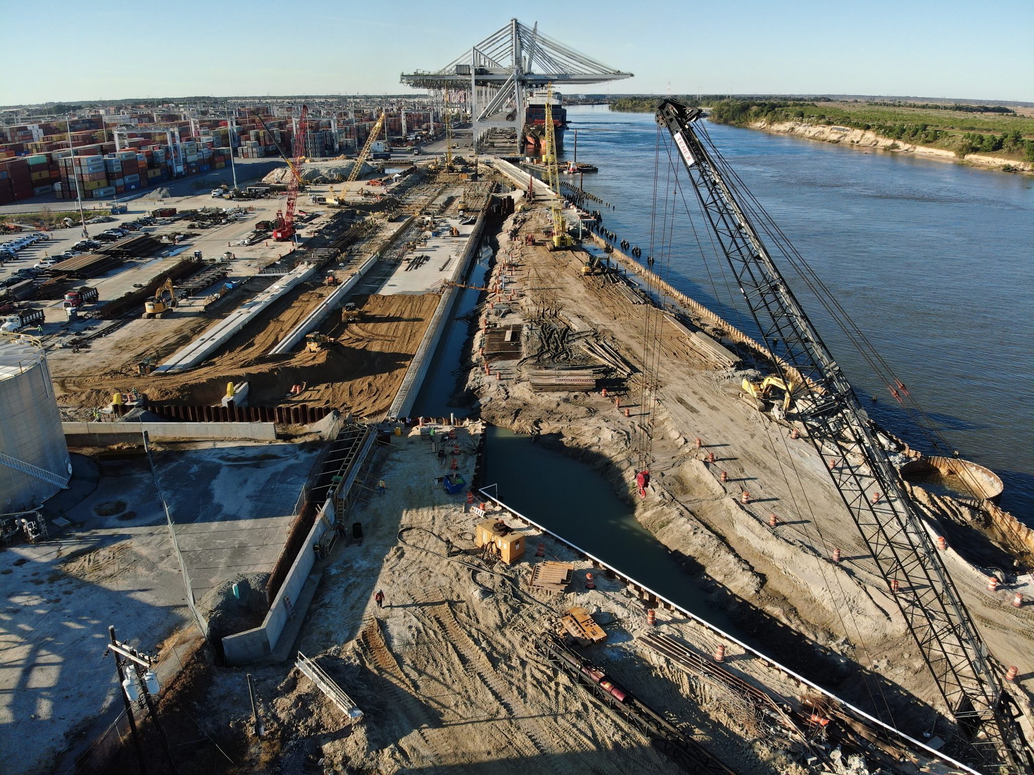 Berth 1 Realignment - Complete: 55% - Completion Date: July, 2023 ...