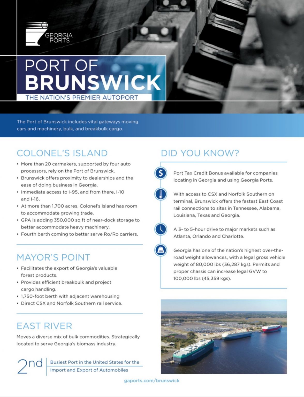 Port of Brunswick - Georgia Ports Authority